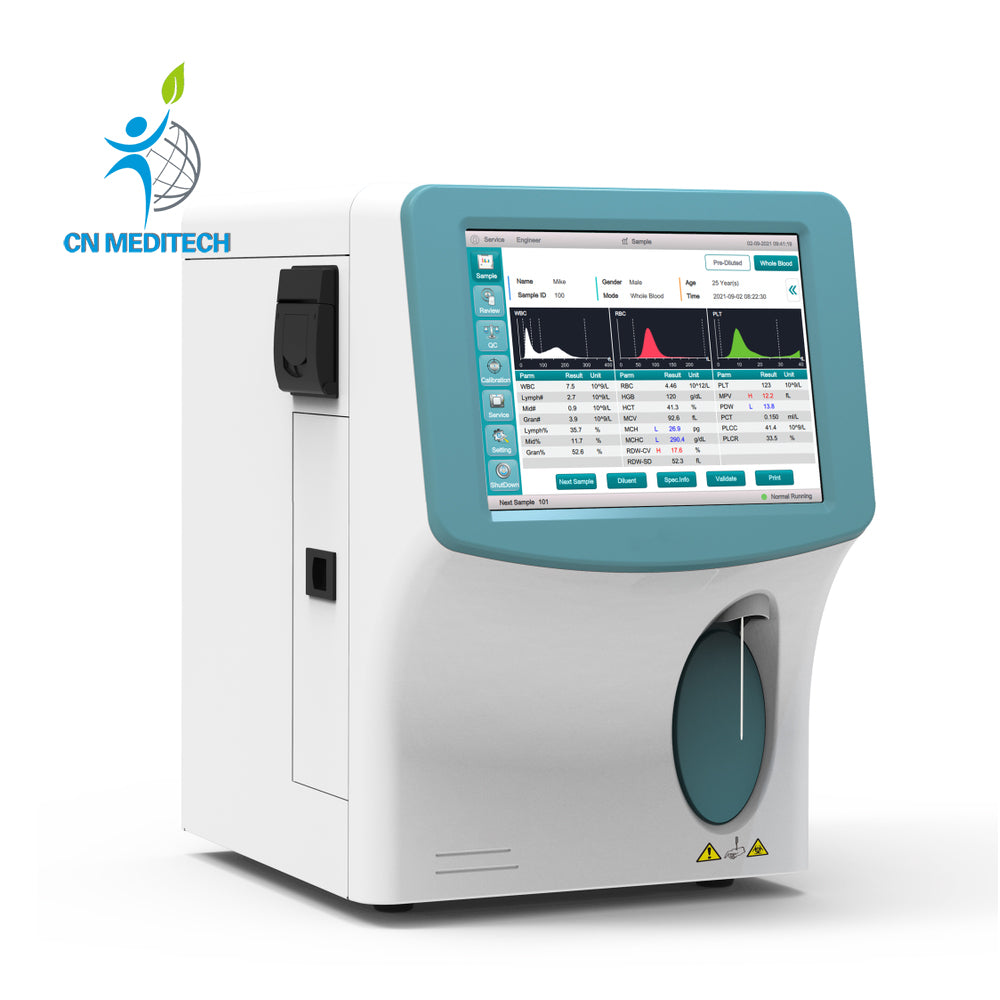 3-Part Blood Cell Counter CBC Hematology Analyzer – Cn-Meditech